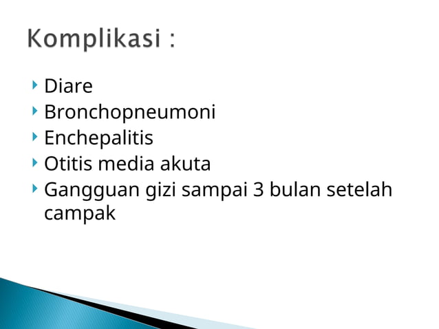 cara pencegahan & penanggulangan penyakit campak | PPT