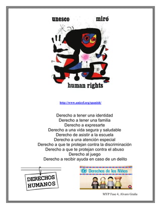Campana concienciacion myp fase 4 | PDF