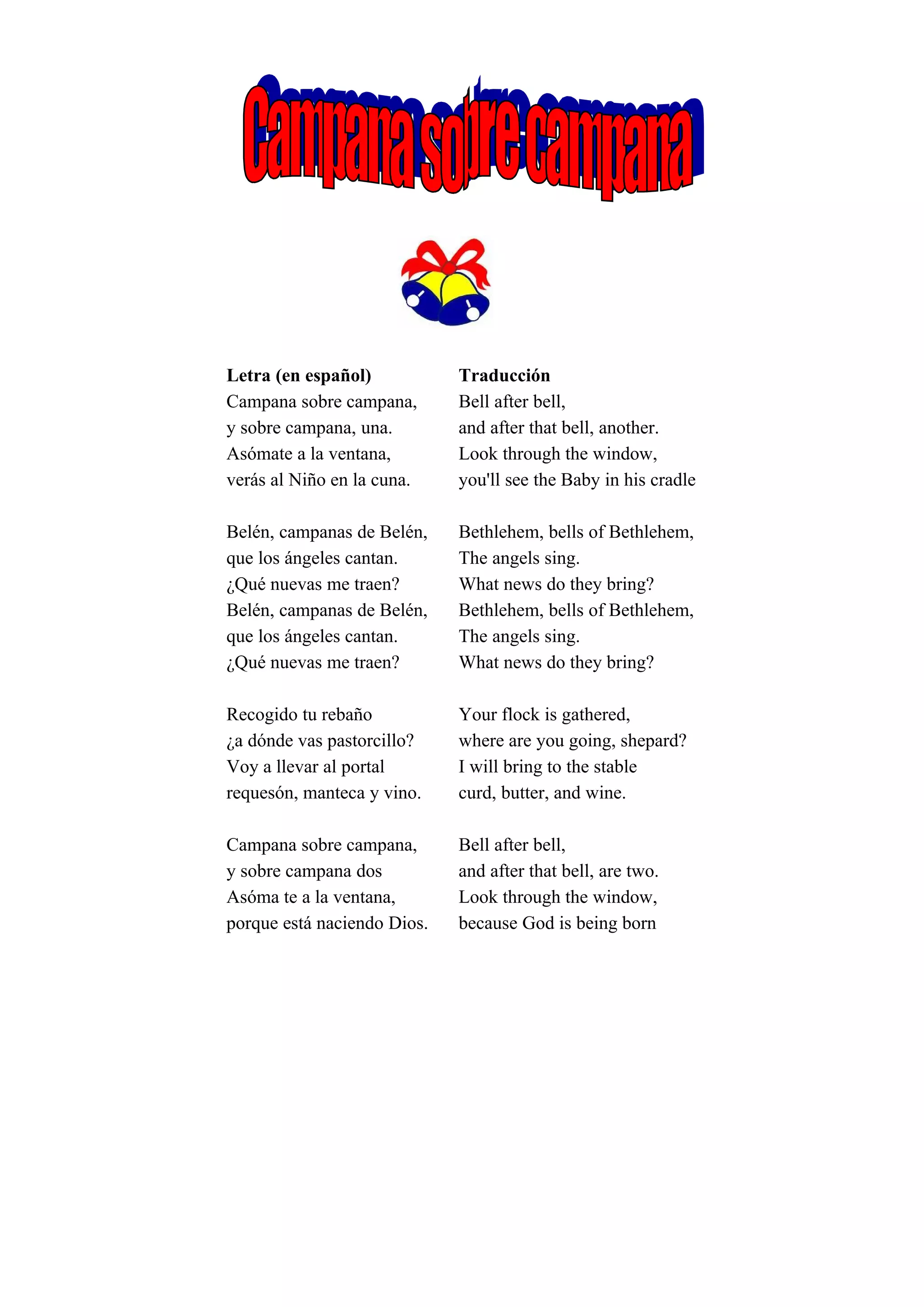 Campana sobre campana | DOC