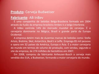 Campanha publicitária: Budweiser no Brasil | PPTX