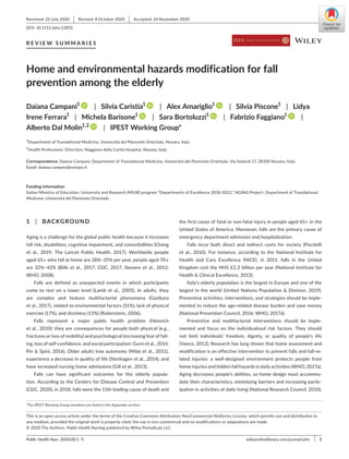 Home and environmental hazards modification for fall prevention among ...