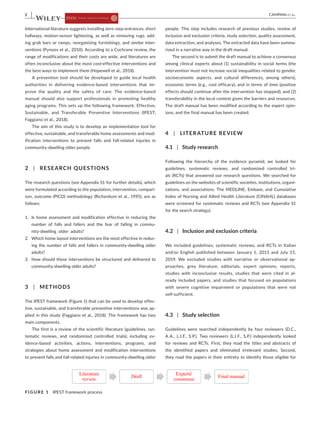 Home and environmental hazards modification for fall prevention among ...