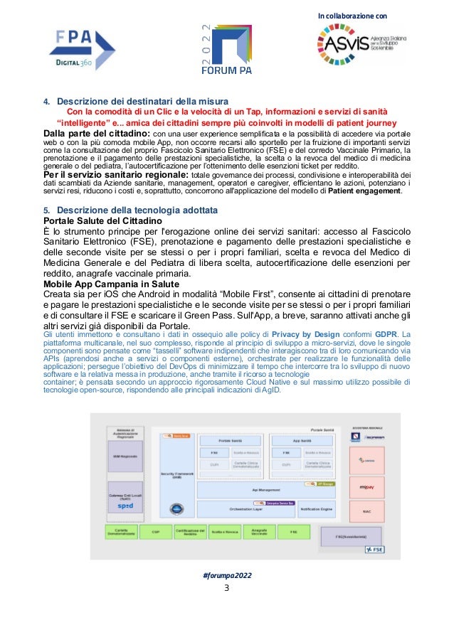Campania In Salute Portale Salute Del Cittadino E Mobile App Templatewordpdf 