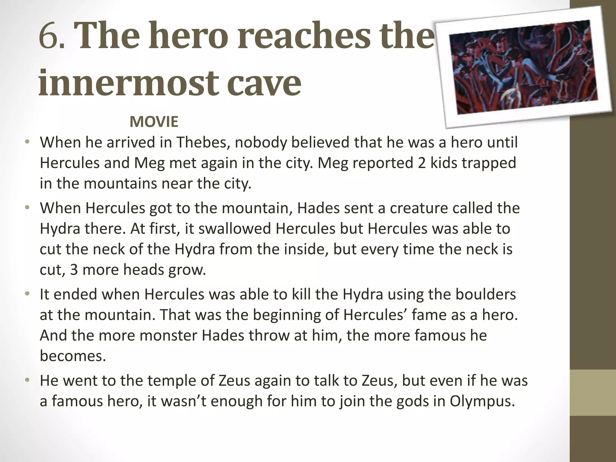 Movie Hercules and Campbell Monomyth by Mark Paul S. Paroli | PPTX