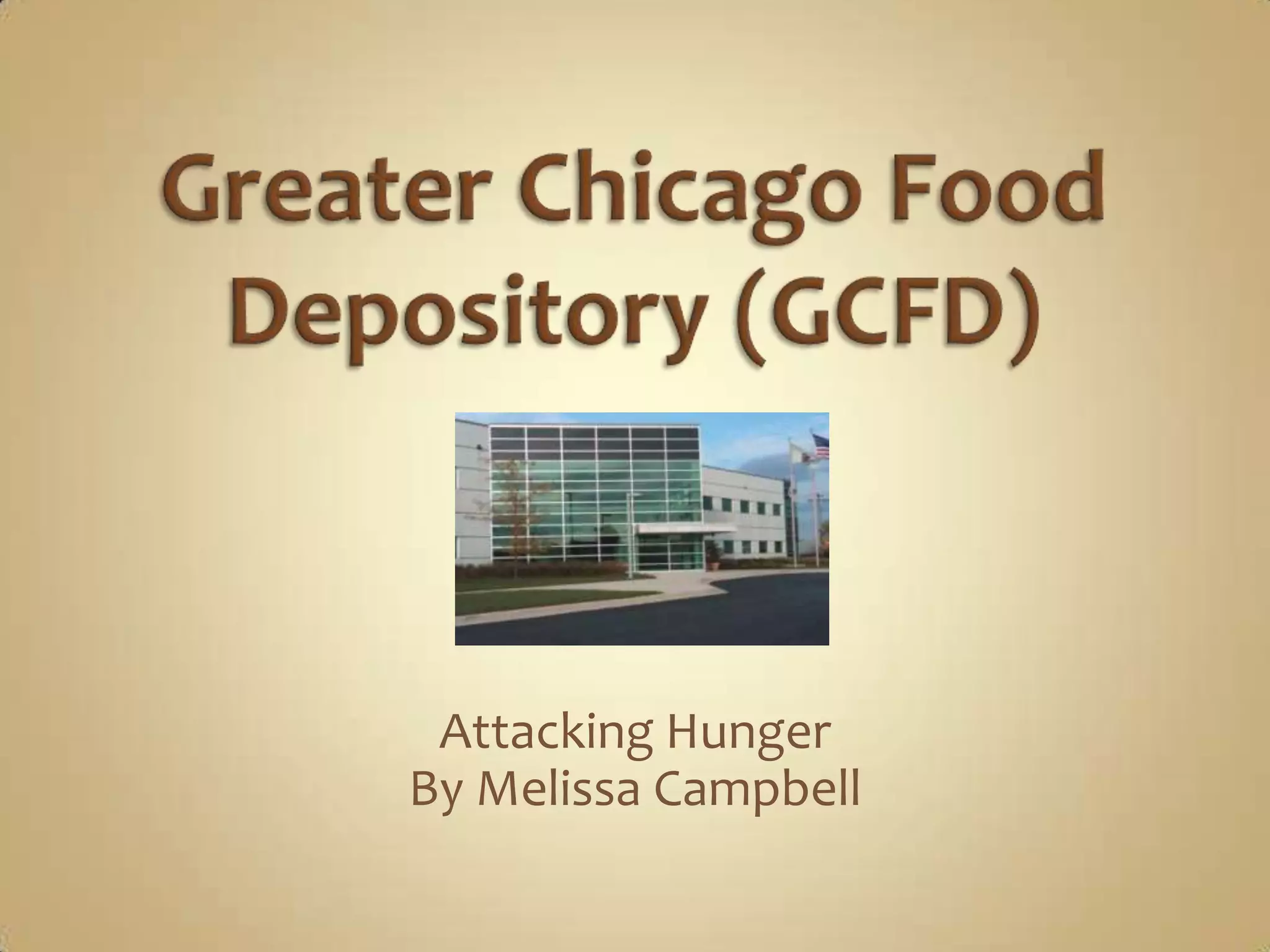 Greater Chicago Food Depository | PPT