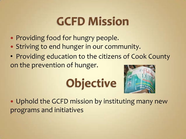 Greater Chicago Food Depository | PPT | Food & Drink