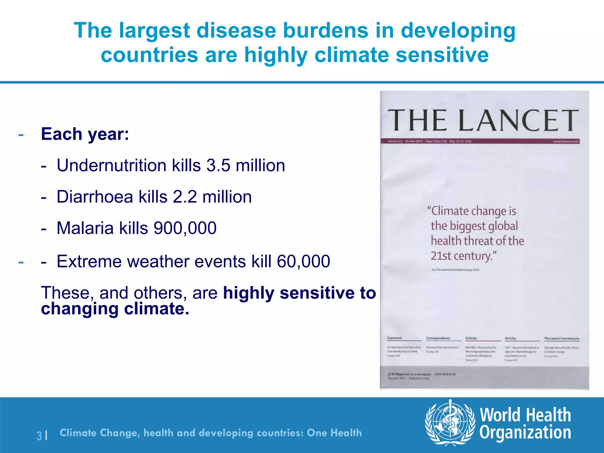 Climate Change and Health in Developing Countries: overcoming ...