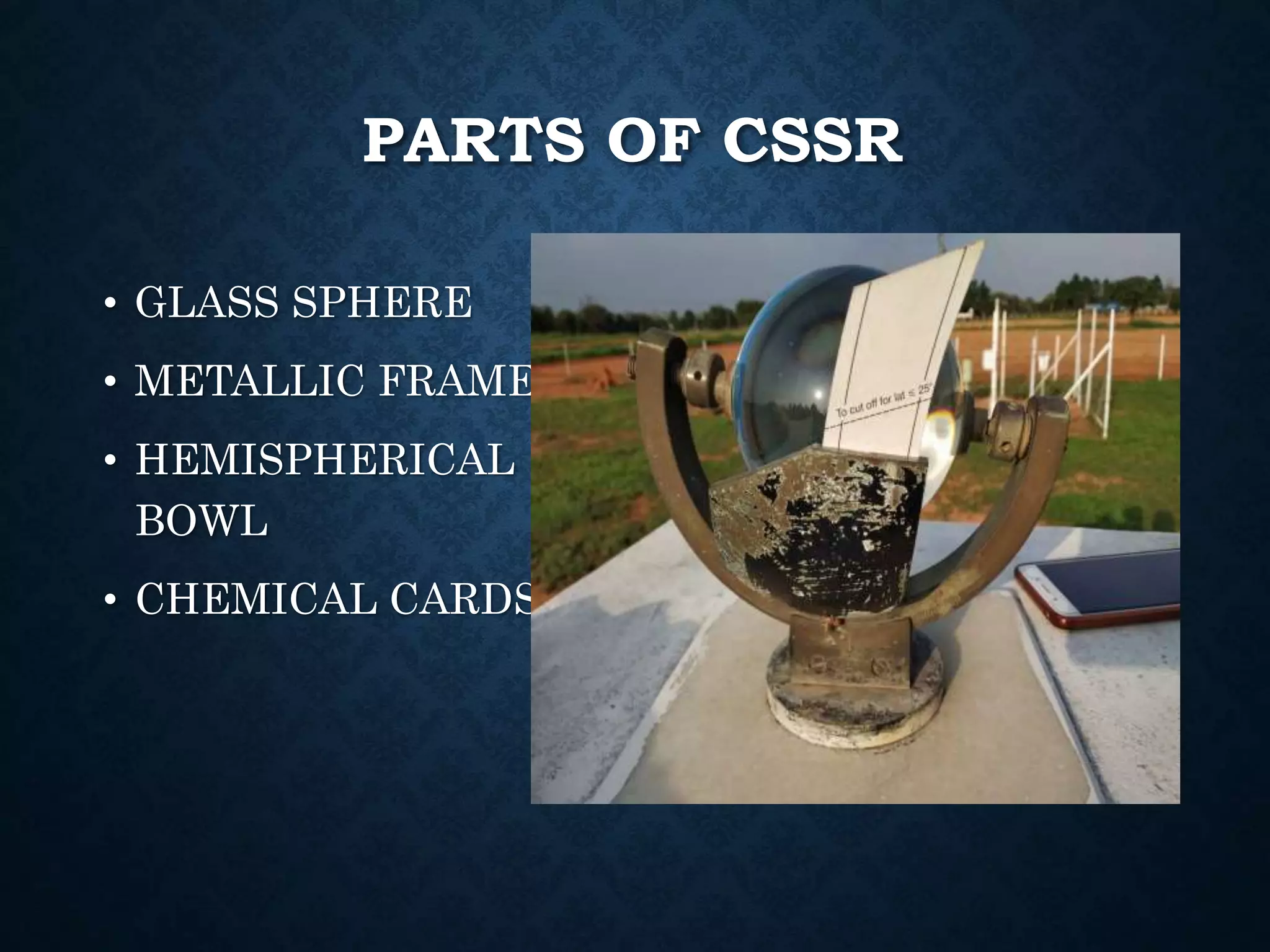 Agrometeorology: Campbell stokes sunshine recorder & Rain gauge | PPTX