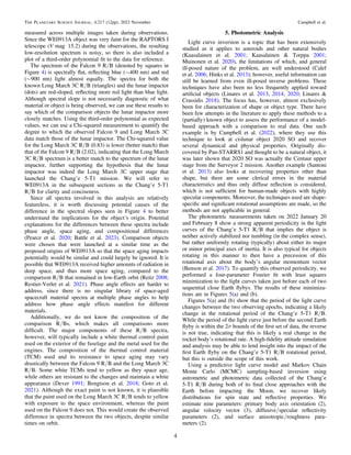 Physical Characterization of Moon Impactor WE0913A | PDF | Physics ...