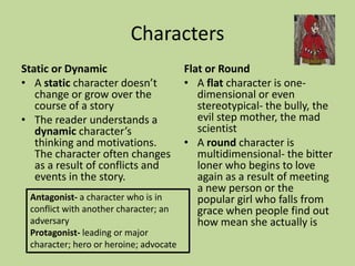 Campbell high school podcast 4 characterization | PPTX | Fiction ...