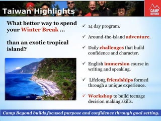 The Taiwan Experience | PPTX | College Planning | College Education