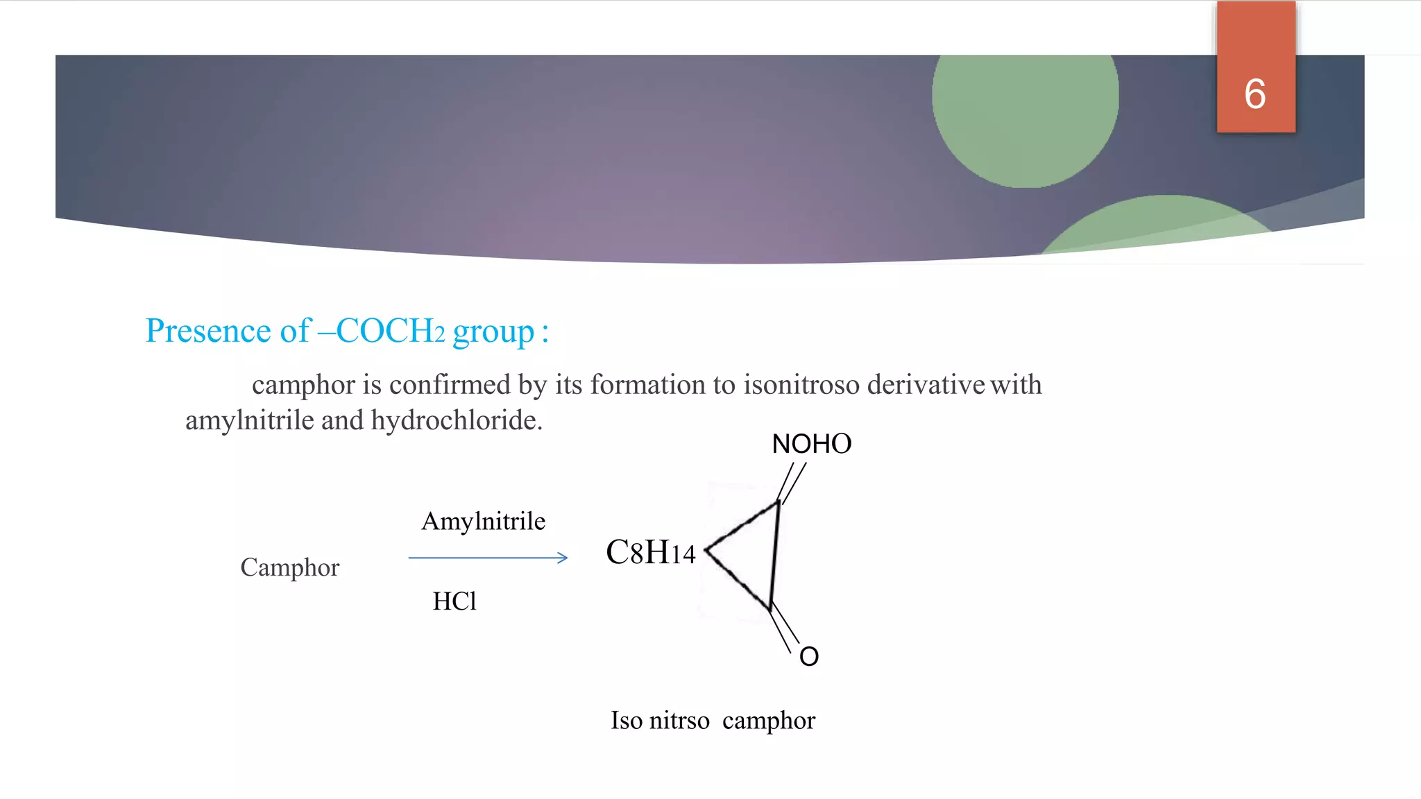 Structural Elucidation of Camphor | PPTX