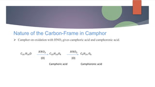 Structural Elucidation of Camphor | PPTX