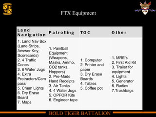 Camp horne ftx | PPT