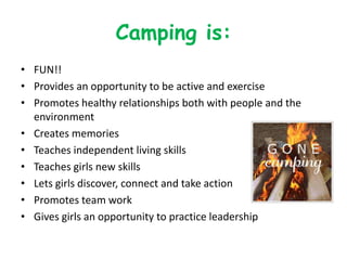 Camp Information & Procedures | PPTX