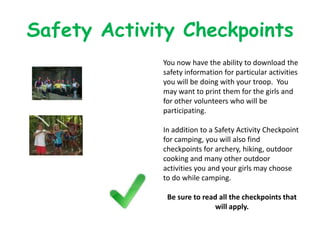 Camp Information & Procedures | PPTX