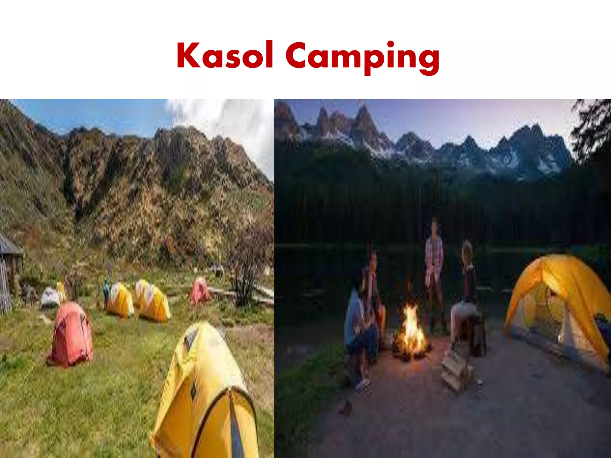 Joyful Camping in kasol | PPTX