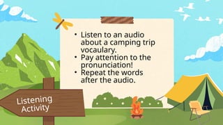 Inglés Camping Vocabulary for beginners 2.pptx