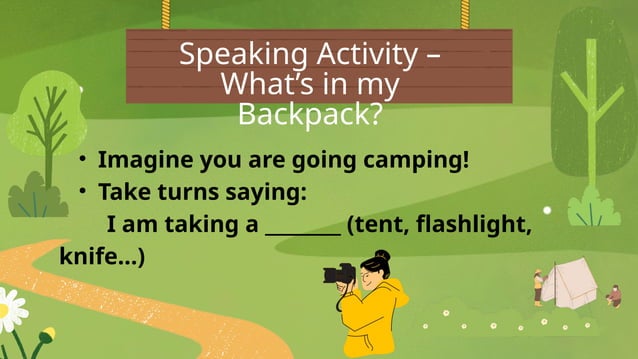 Inglés Camping Vocabulary for beginners 2.pptx