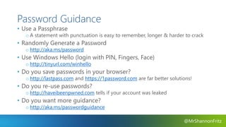 Naked and Vulnerable - A Cybersecurity Starter Kit from Camp IT Dec 2016 | PPT