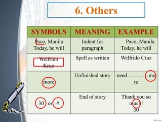 Copy Reading (Campus Journalism) | PPTX