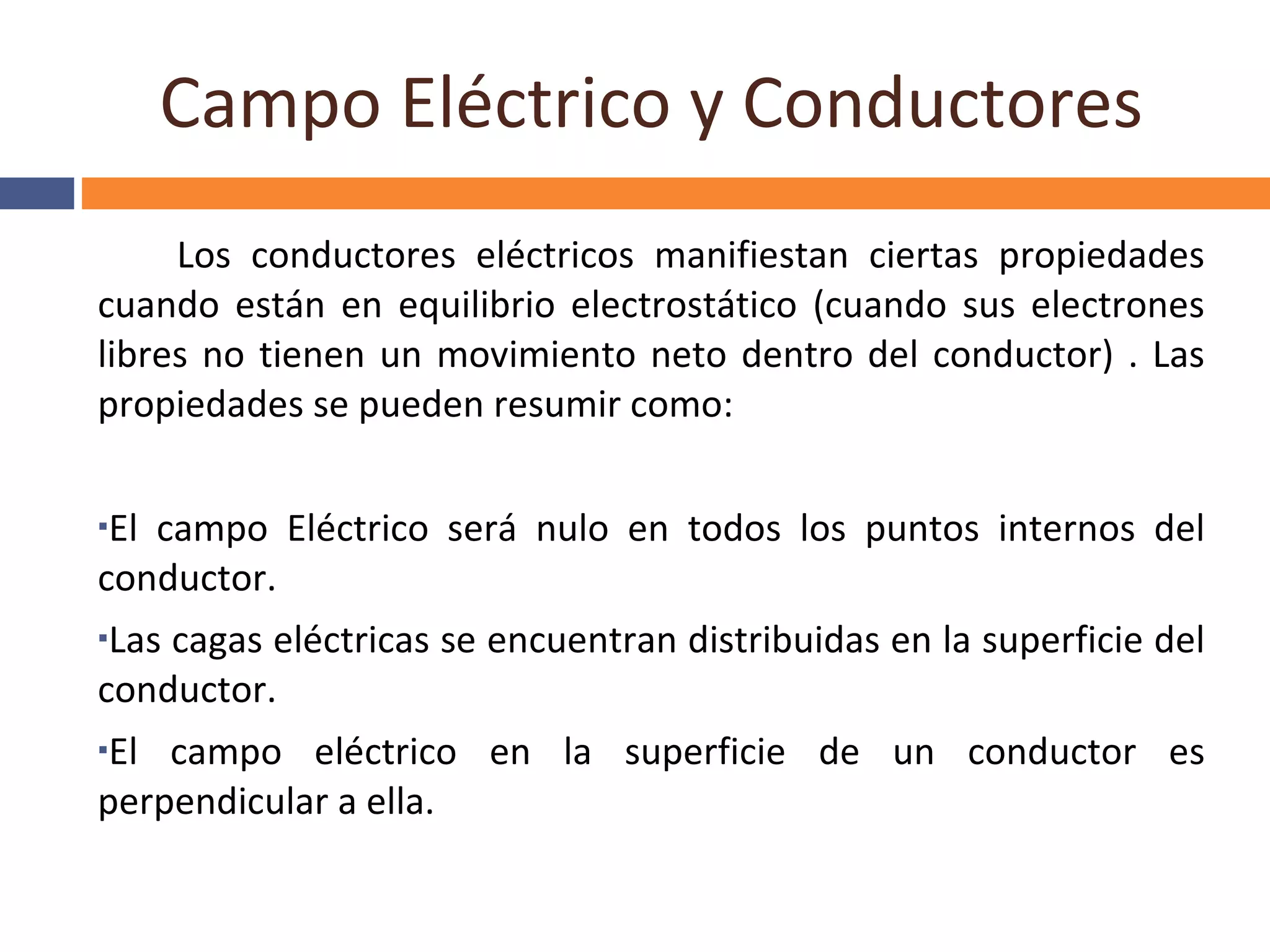 Campo eléctrico | PPT