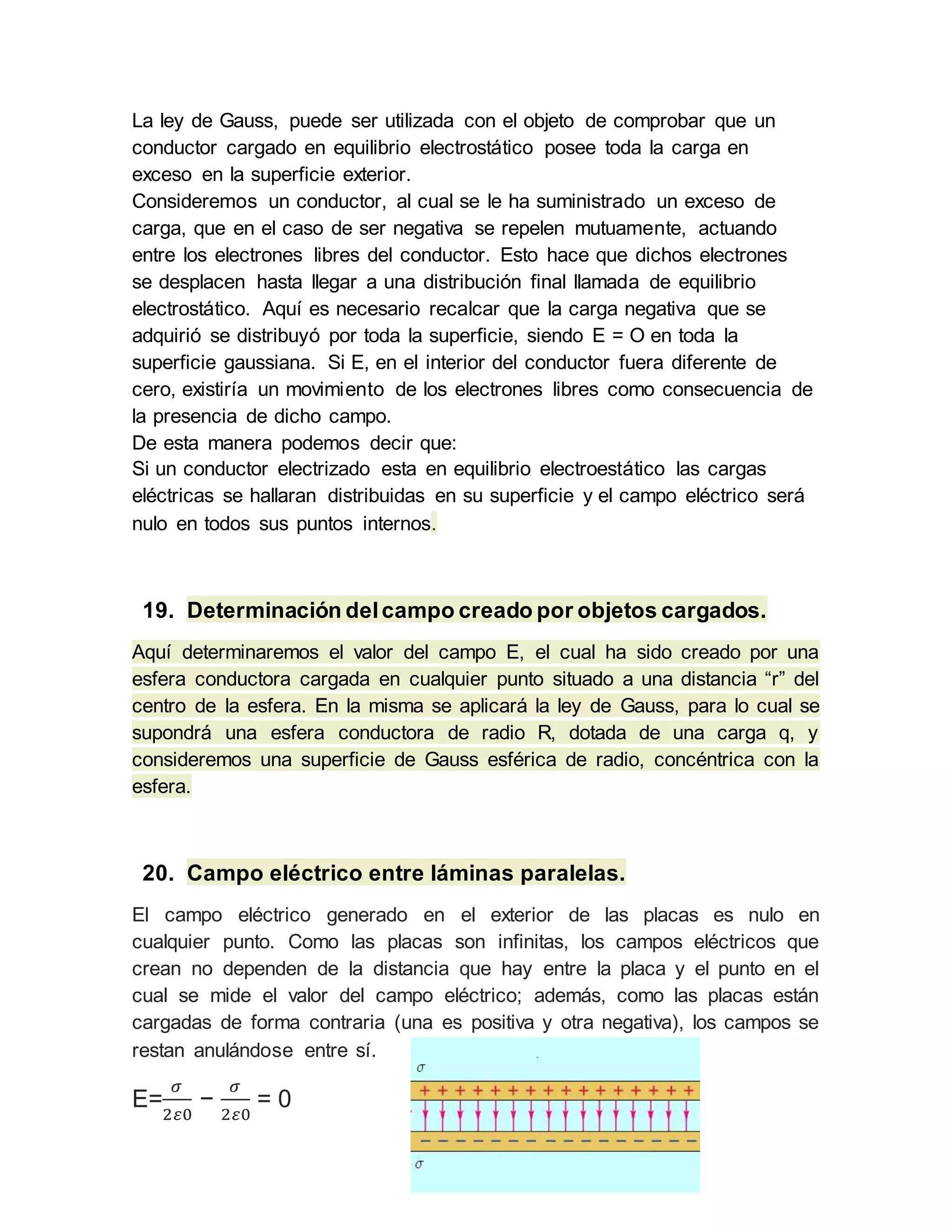 Campo eléctrico | DOCX