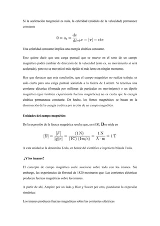 Campo magnético | DOCX