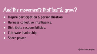 Building a Grassroots Social Movement | PPT