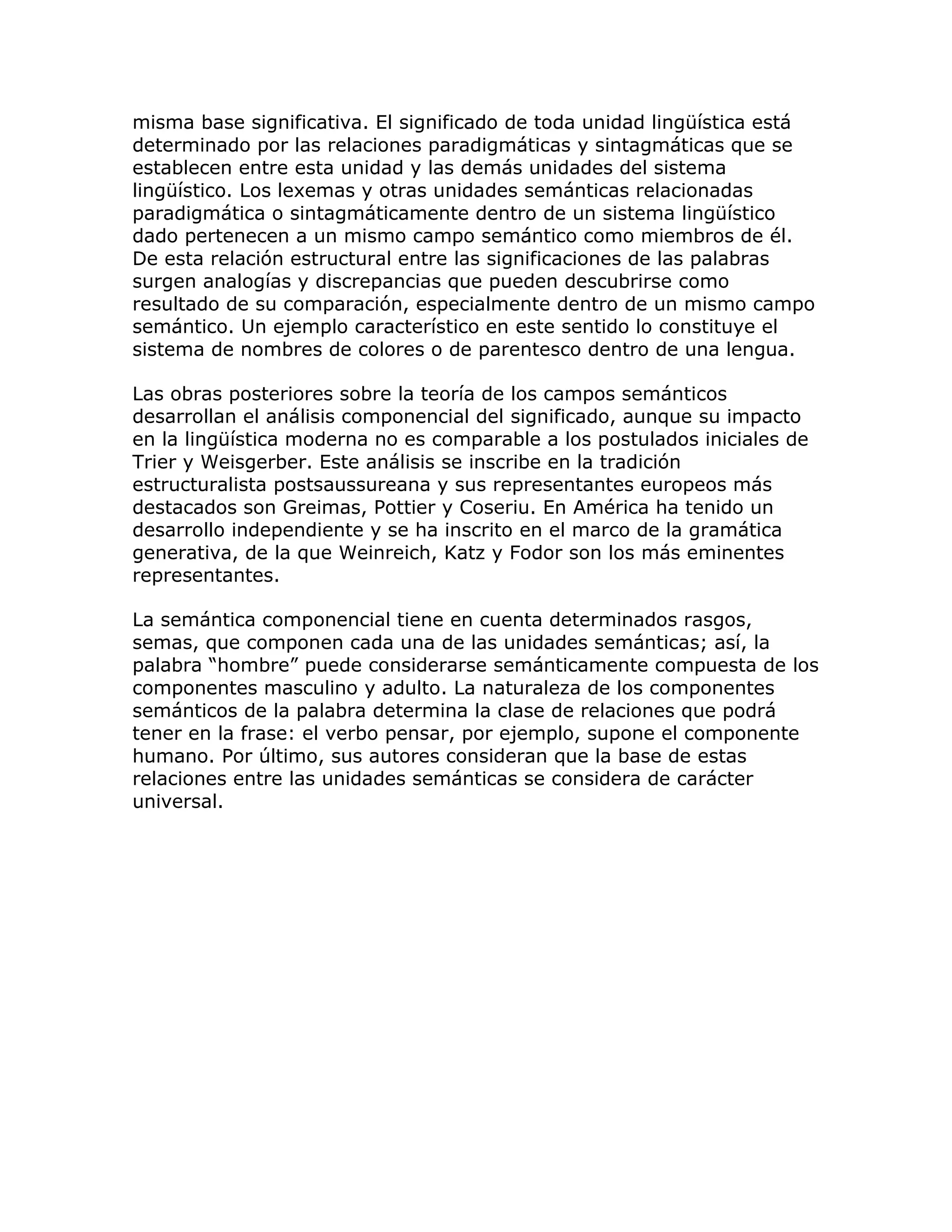Campo semantico | DOCX