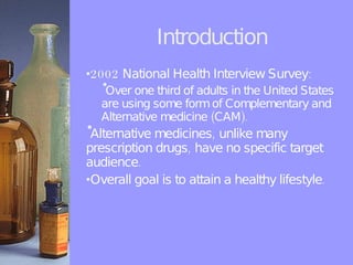 Contemporary and Alternative Medicine Powerpoint | PPT