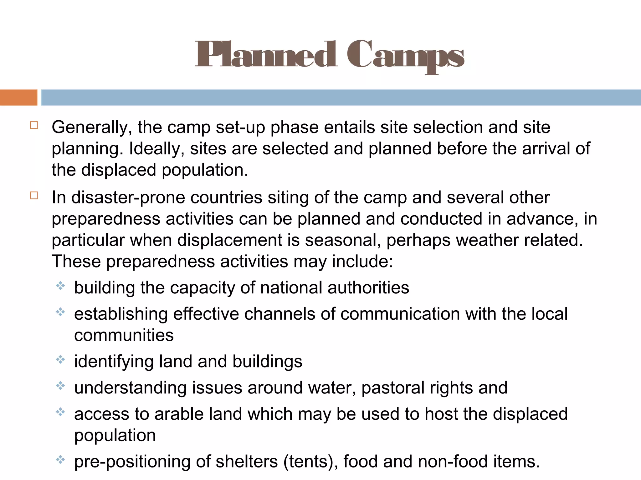 Camp planing | PPT
