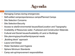 Camp planing | PPT