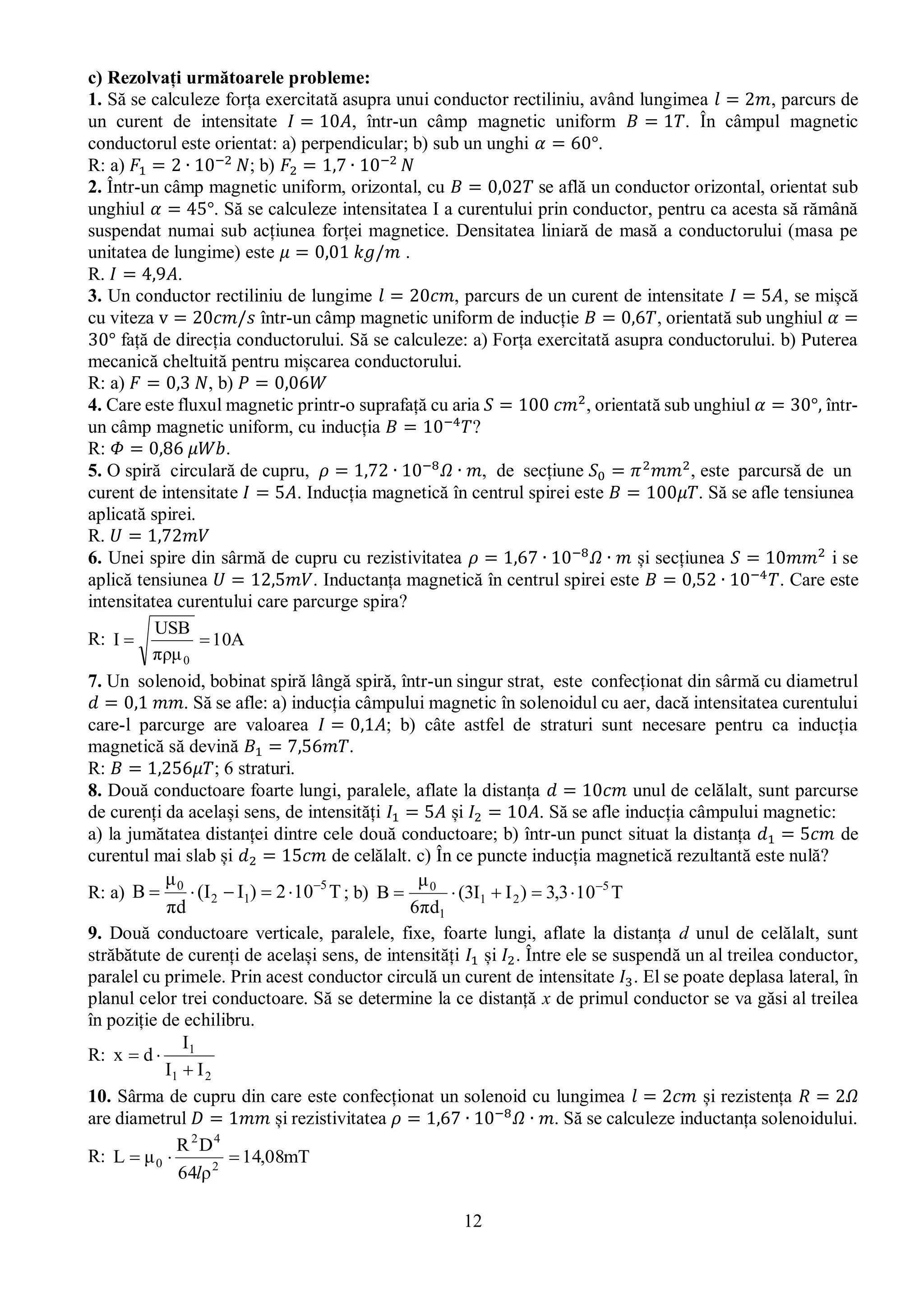 Campul magnetic-al-curentului | PDF