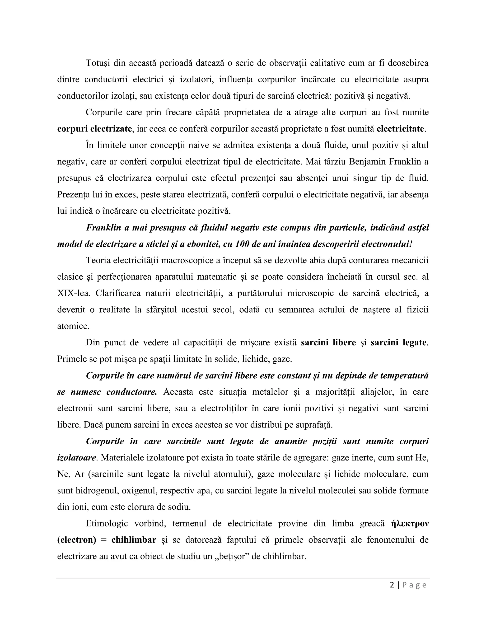 Campul electrostatic. | PDF