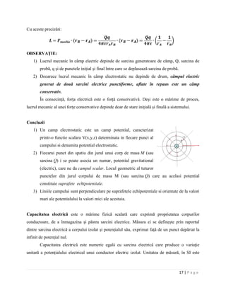 Campul electrostatic. | PDF