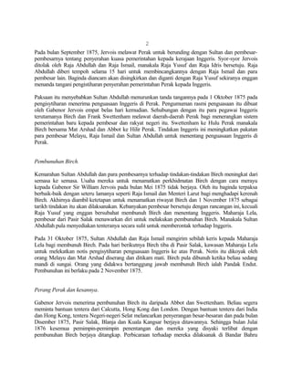 Campur tangan inggeris di tanah melayu | DOC