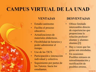 Campus virtual de la UNAD | PPTX
