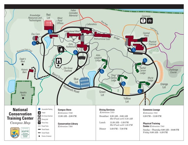 National Conservation Training Center Map | PDF | Home Appliances ...