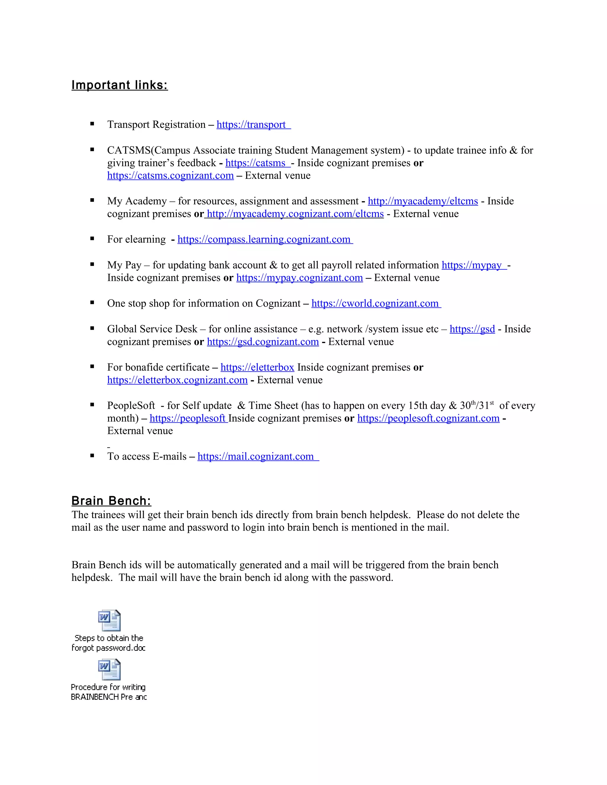 Campus associate training program guideline doc | DOC