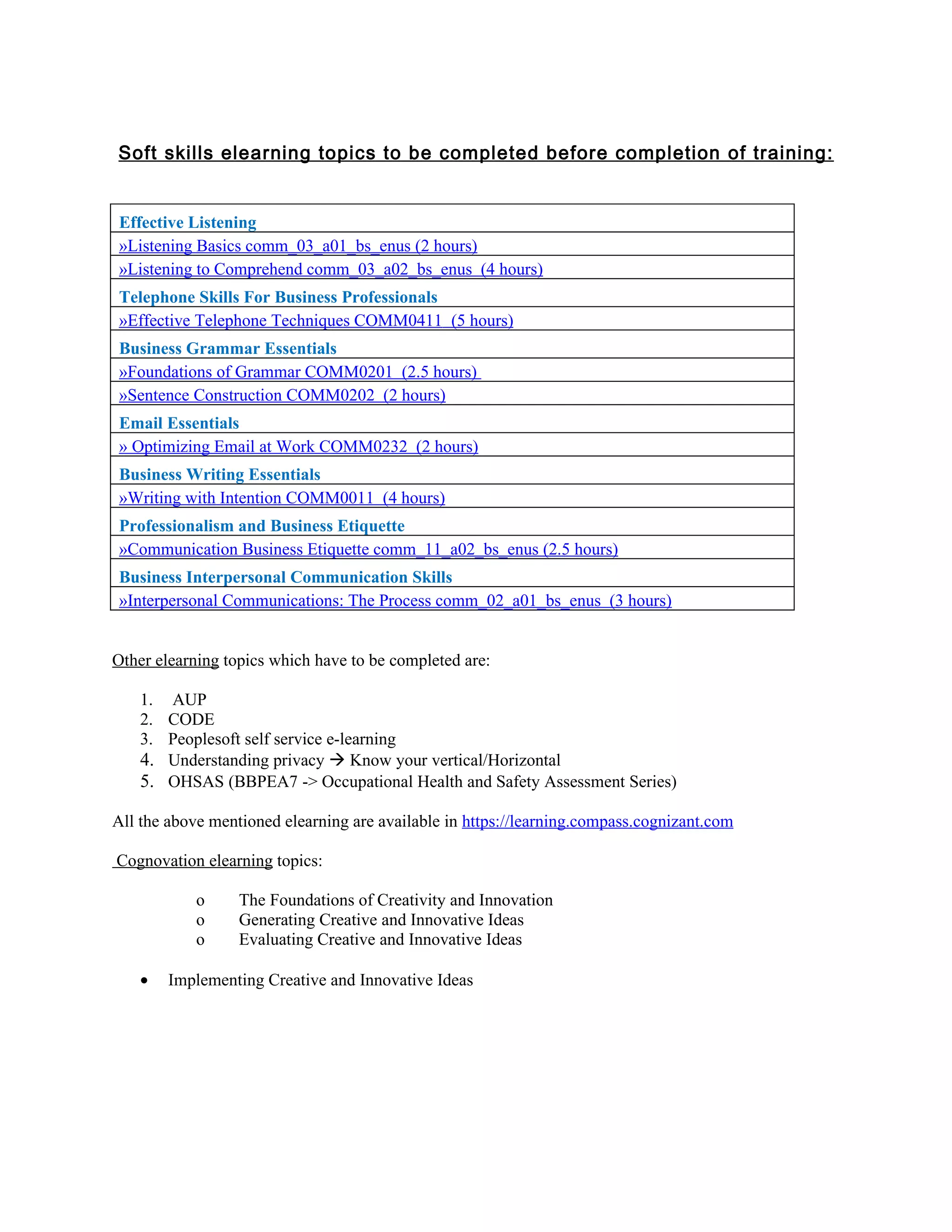 Campus associate training program guideline doc | DOC