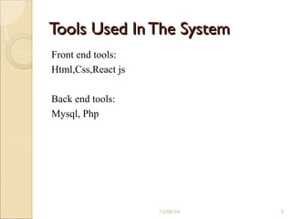 presentation on Campus Recruitment System | PPT