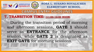CAMPUS ENTRY RESTRICTION GRADE 5. DAPAT TANDAAN NG MGA TAGA RLSNES | PPTX