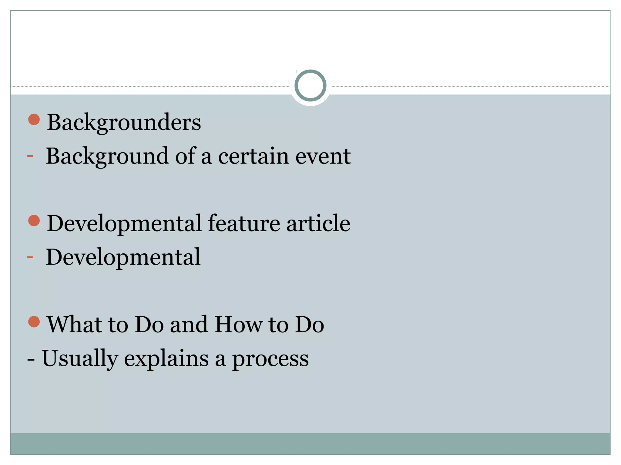 Campus Journalism (Writing Features) | PPT