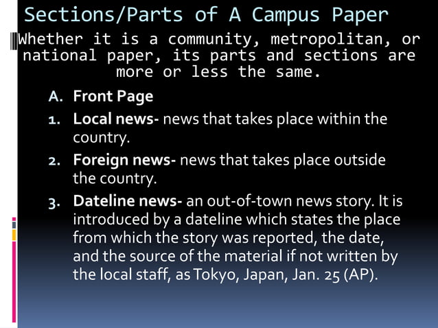 Campus journalism | PPTX