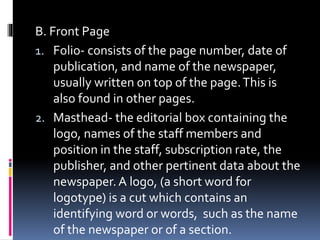 Campus journalism | PPTX