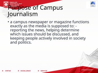 campus journalism campus journalismcampus journalism | PPTX