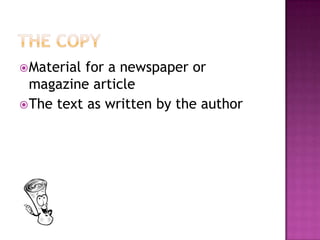 Campus journalism - copyreading and headline writing | PPSX