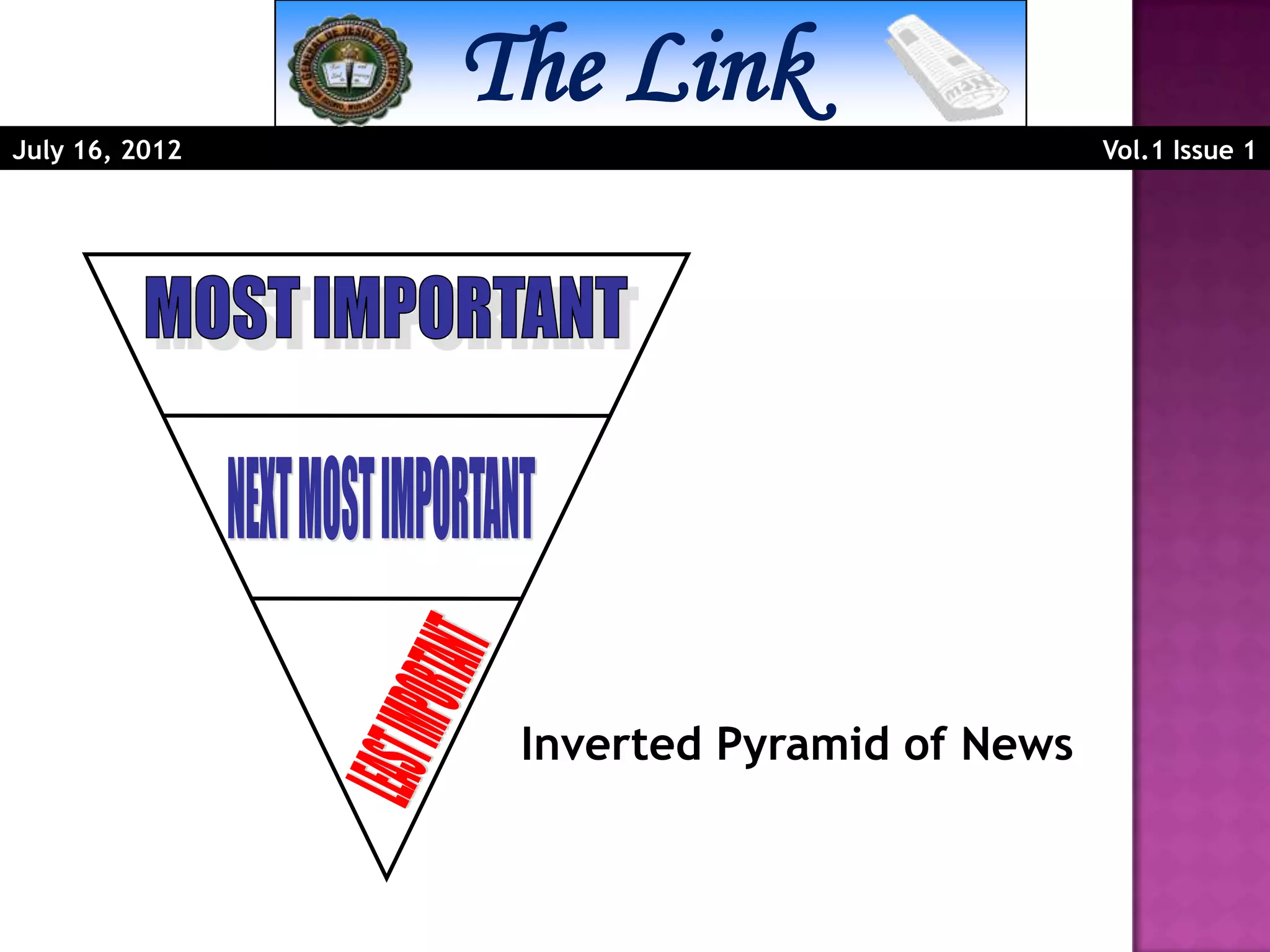 Campus Journalism - News Writing | PPSX