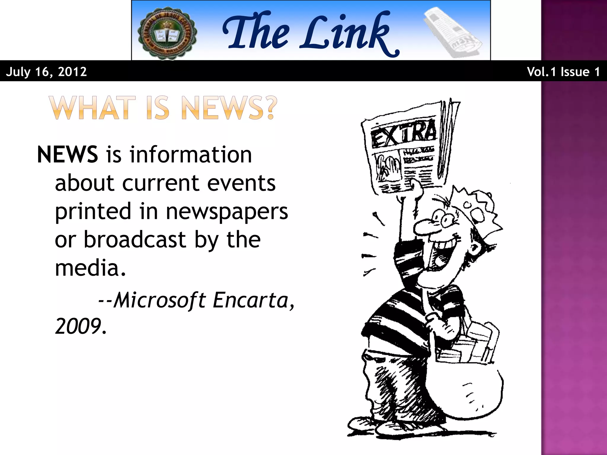 Campus Journalism - News Writing | PPSX